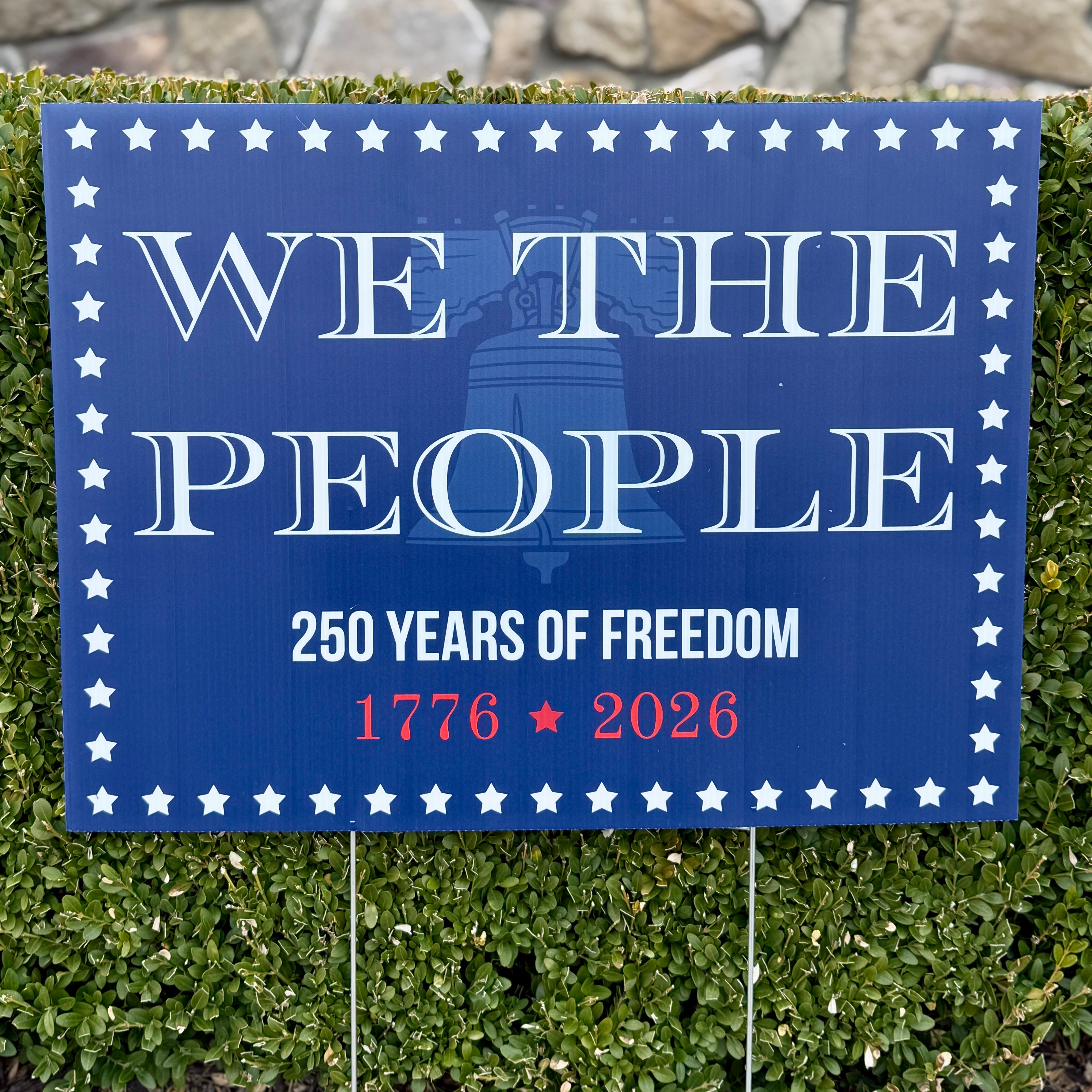 Buy Patriotic Yard Signs & 250th Anniversary Apparel | Made in USA ...